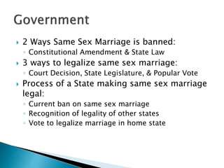 Same Sex Marriage | PPTX