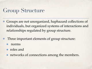 Group structure | PDF