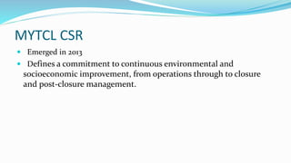 Group study on csr of myanmar yang tse | PPTX
