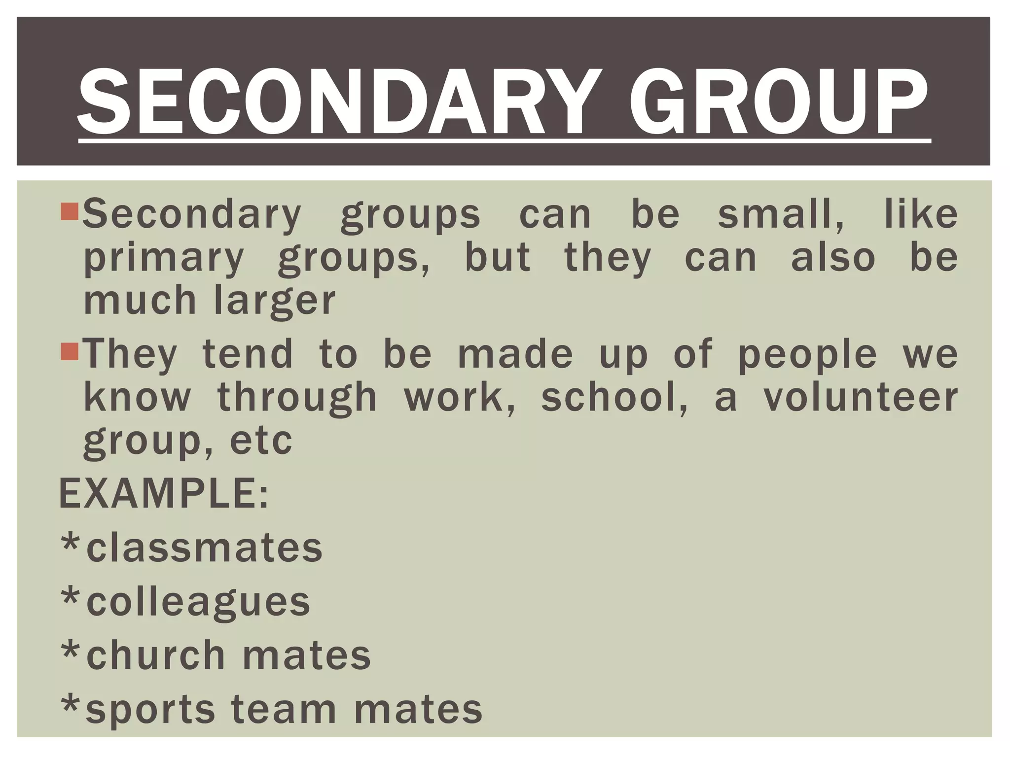 Groups within society | PPTX