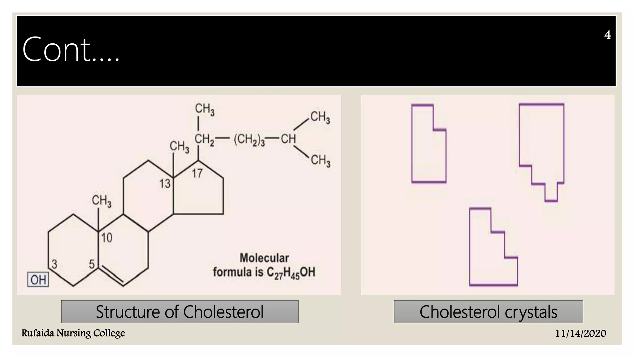 Cholesterol and types of fats | PPTX