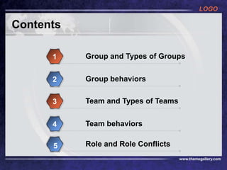 Group & team behavior | PPT