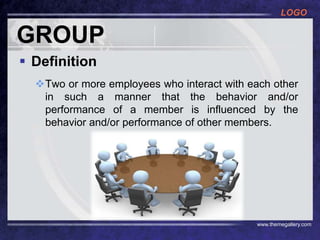 Group & team behavior | PPT