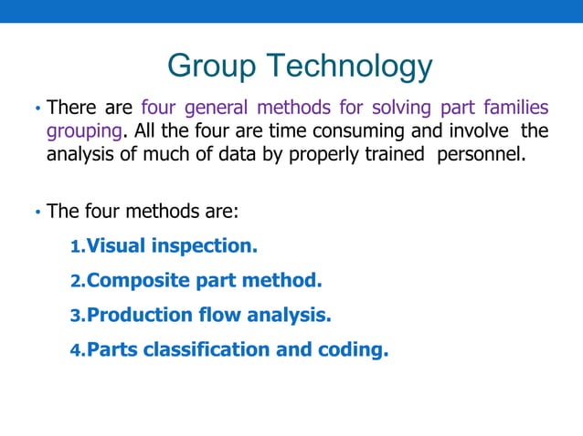 Group technology | PPTX | Genetics | Science
