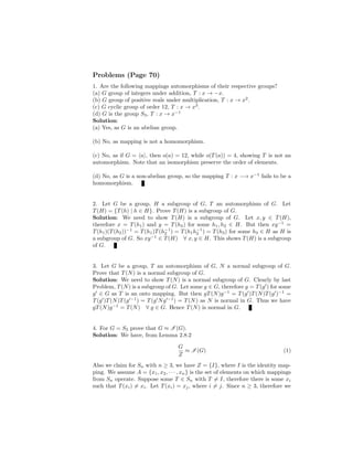 Group theory | PDF