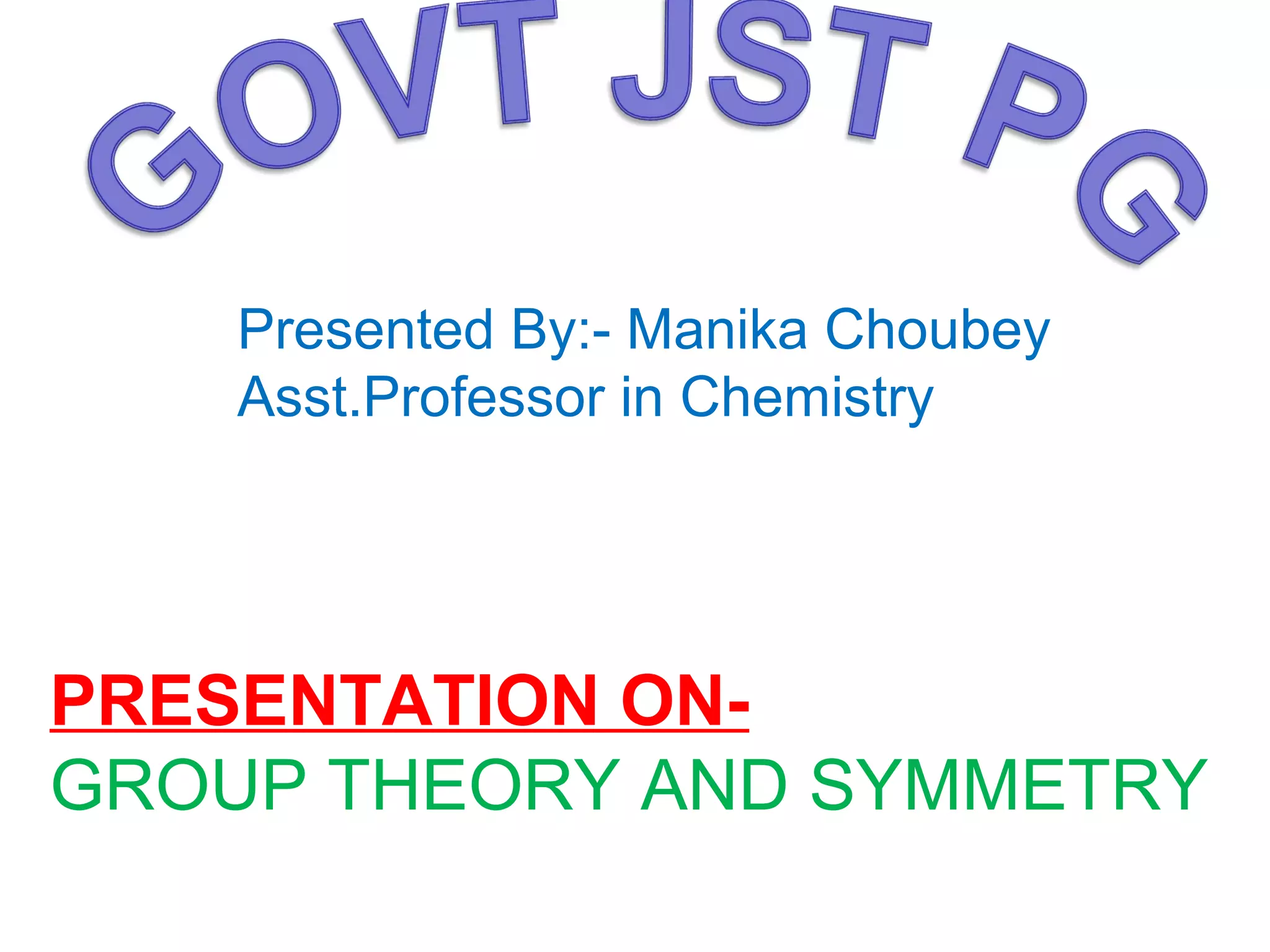 Group theory and symmetry | PPT
