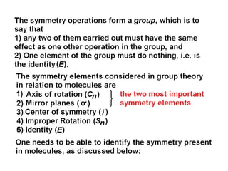 Group theory and symmetry | PPT