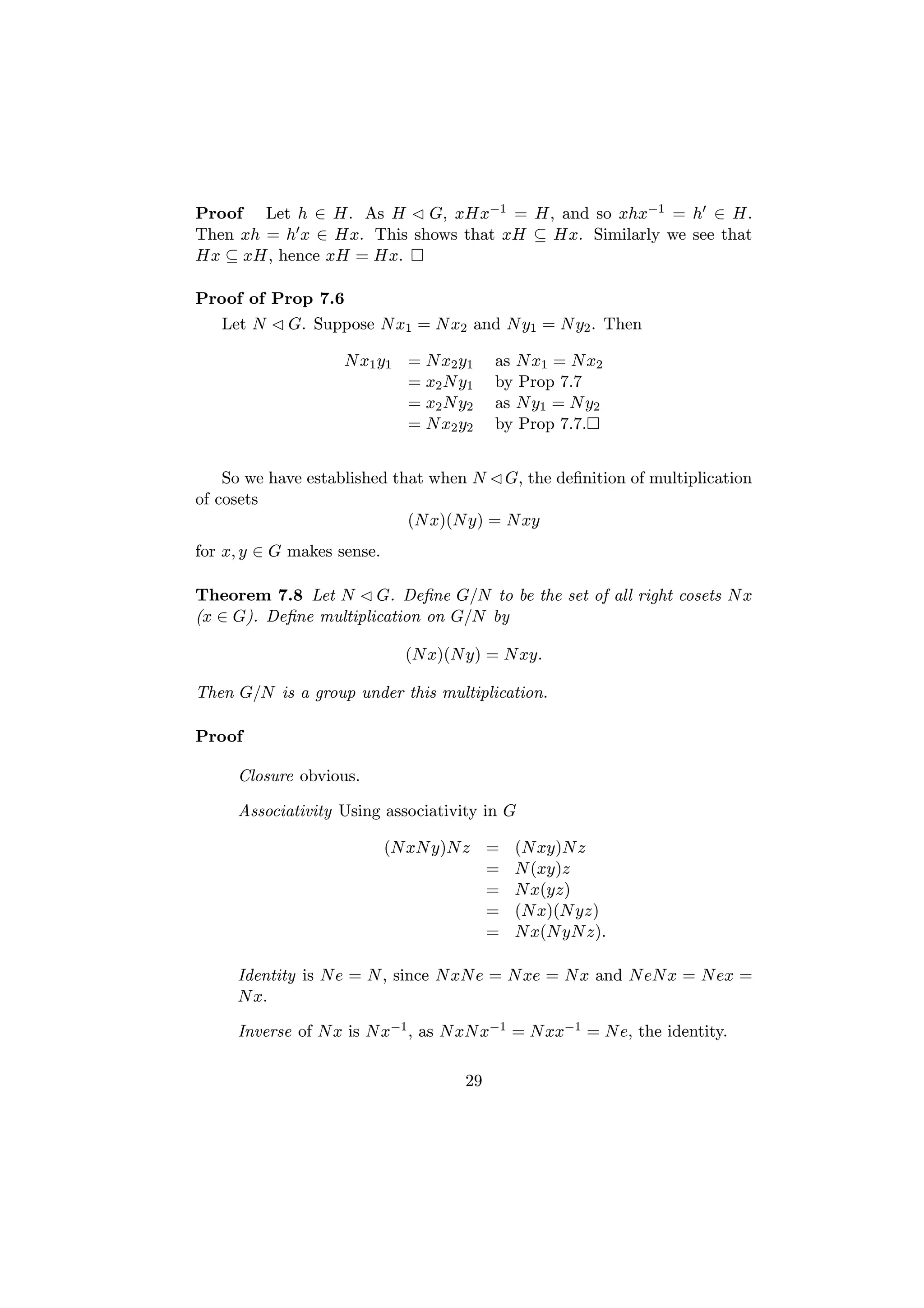 Group theory notes | PDF
