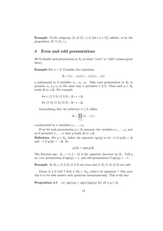 Group theory notes | PDF
