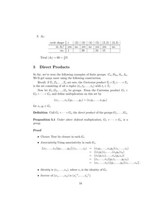 Group theory notes | PDF