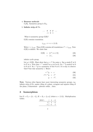 Group theory notes | PDF