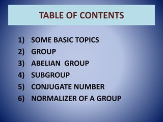 GROUP THEORY PPT,SUBGROUP, ABELIAN GROUP, | PPTX