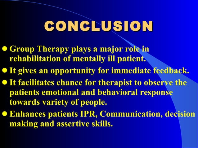 Group therapy | PPT