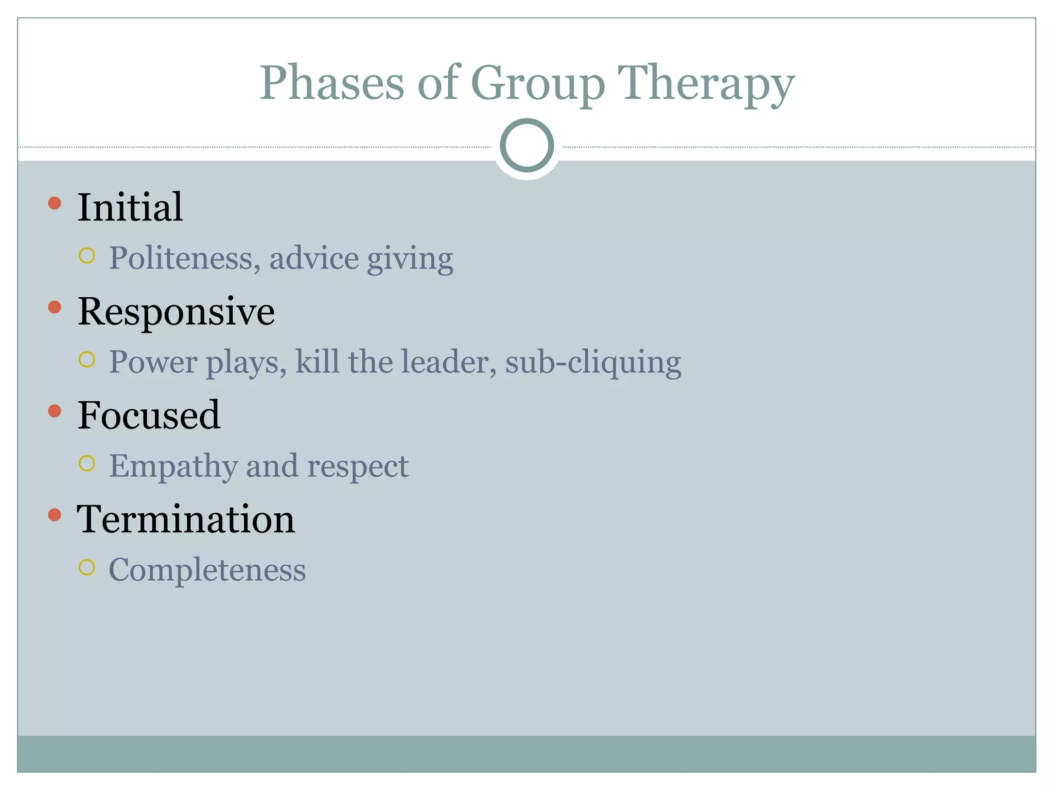 Group therapy | PPT