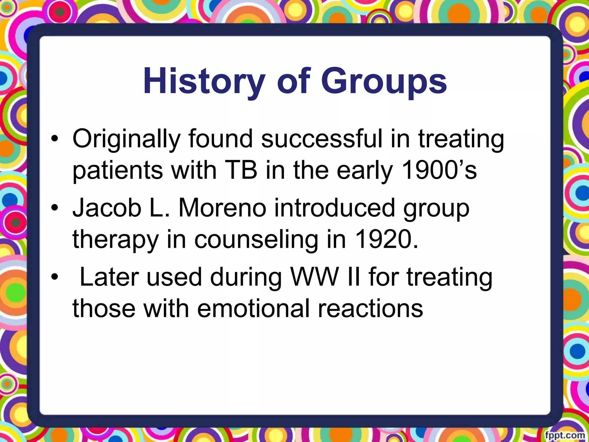 Group therapy | PPTX