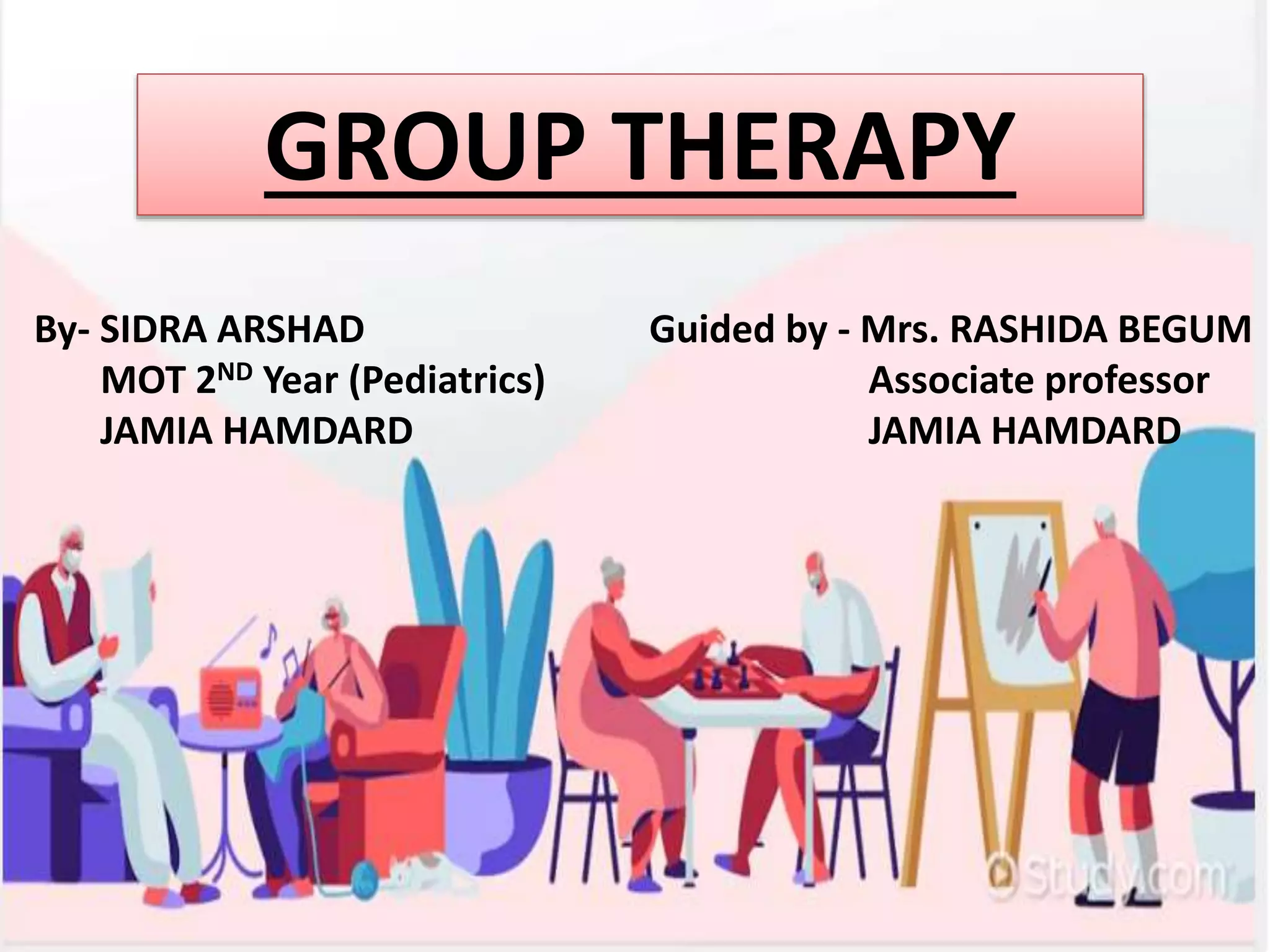 Group therapy | PPTX