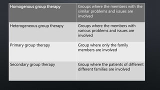 Group therapy.pptx in therapies of psychiatry | PPT