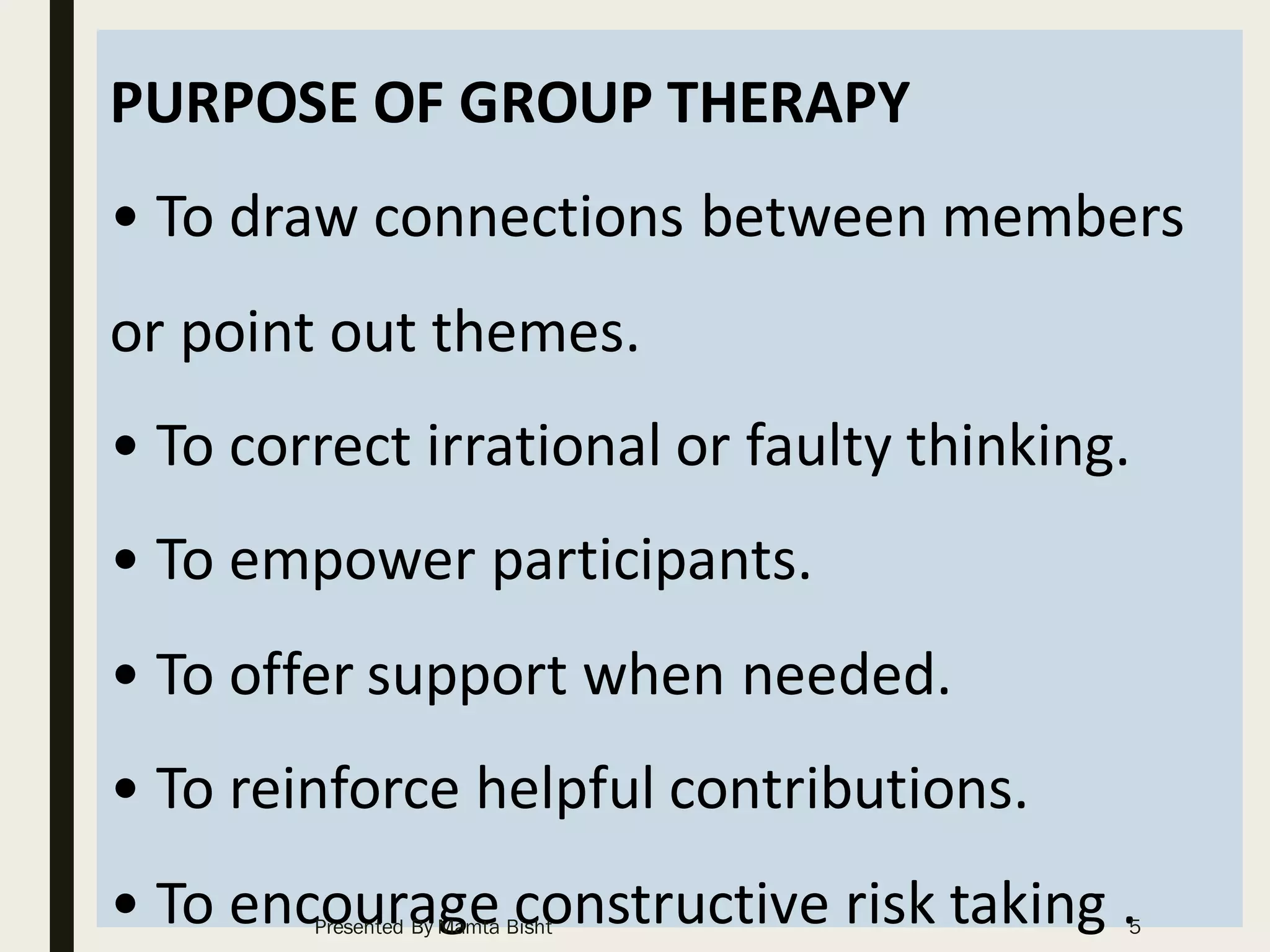 Group psychotherapy therapy | PDF