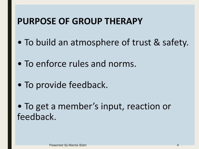 Group psychotherapy therapy | PDF | Physical Therapy | Wellness