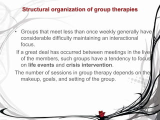 Group therapy in stages of recovery from addiction | PPSX