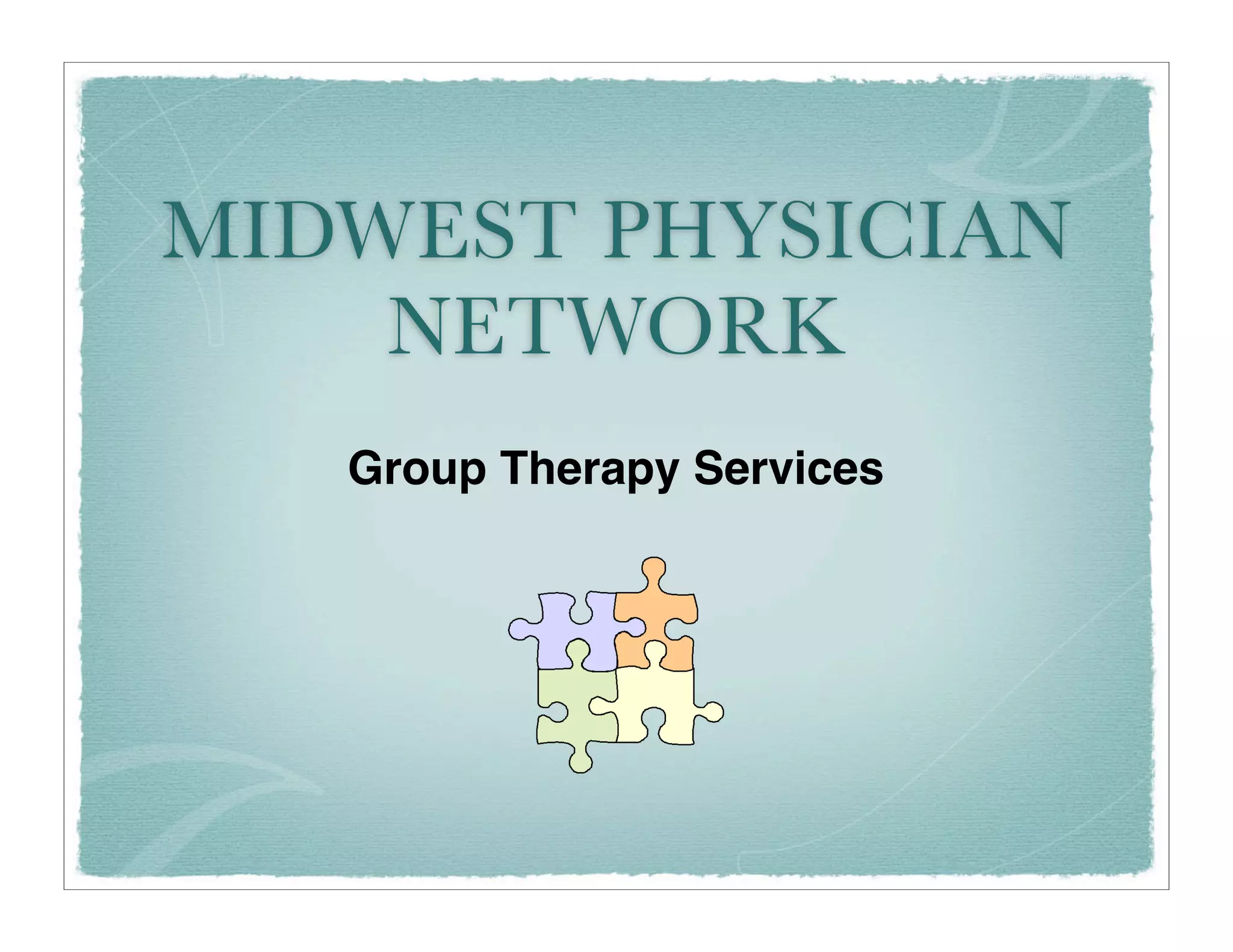 Group Therapy Presentation (Power Point)Pdf | PDF