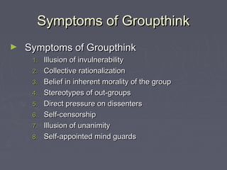 Groupthink and Ethics | PPT