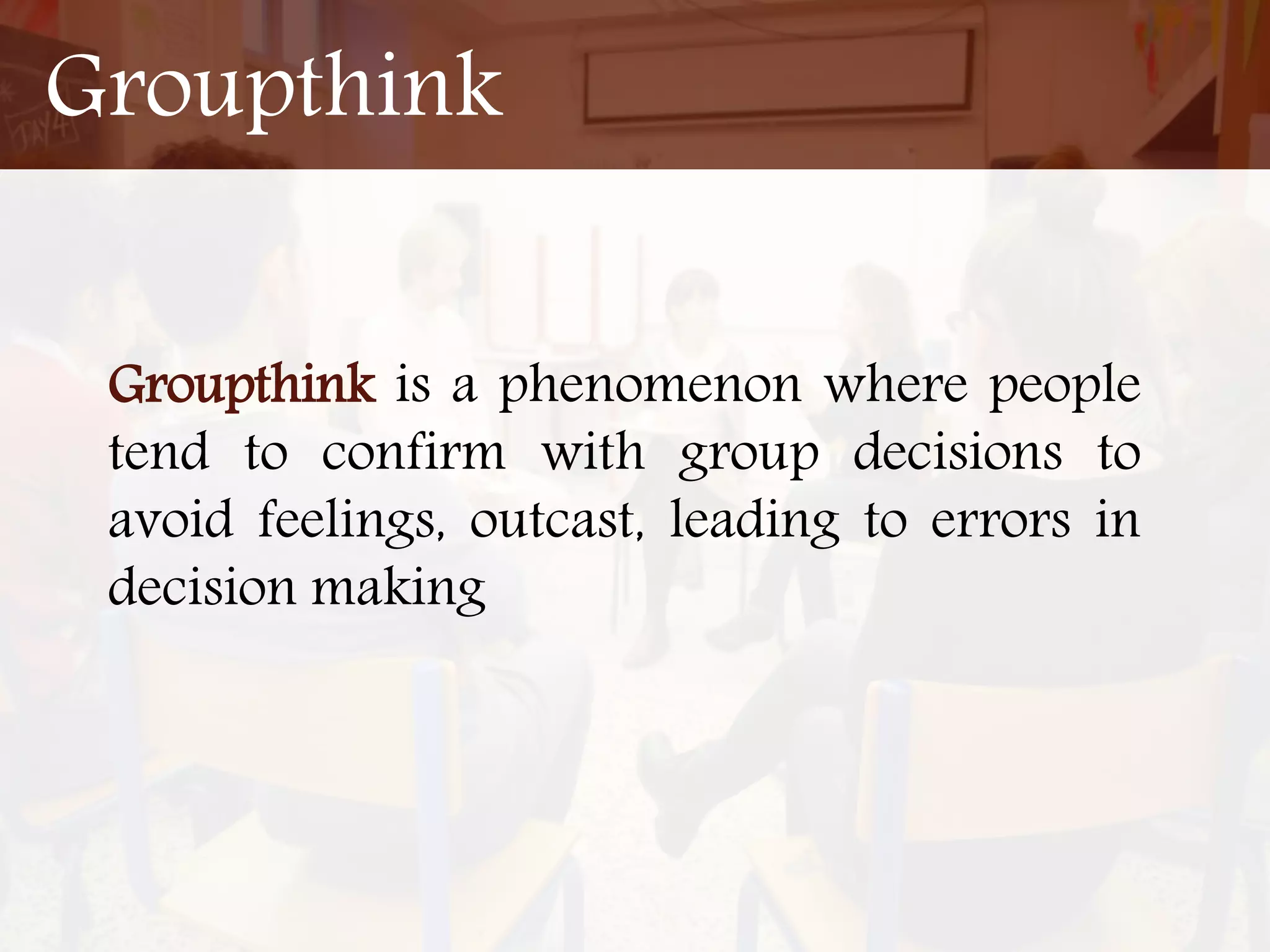 Group Think | PPTX