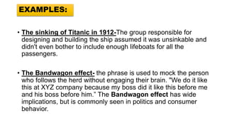 Group think presentation | PPTX