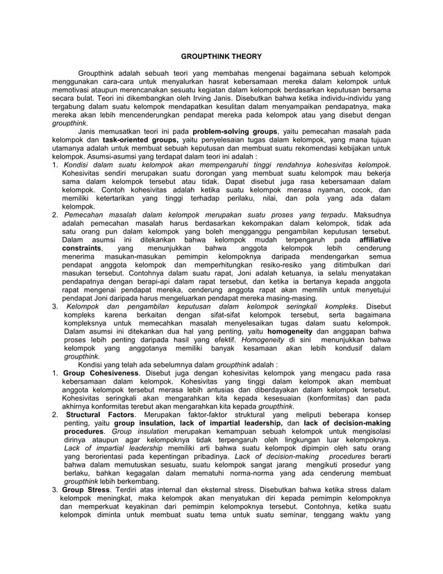 Groupthink theor1 | DOCX