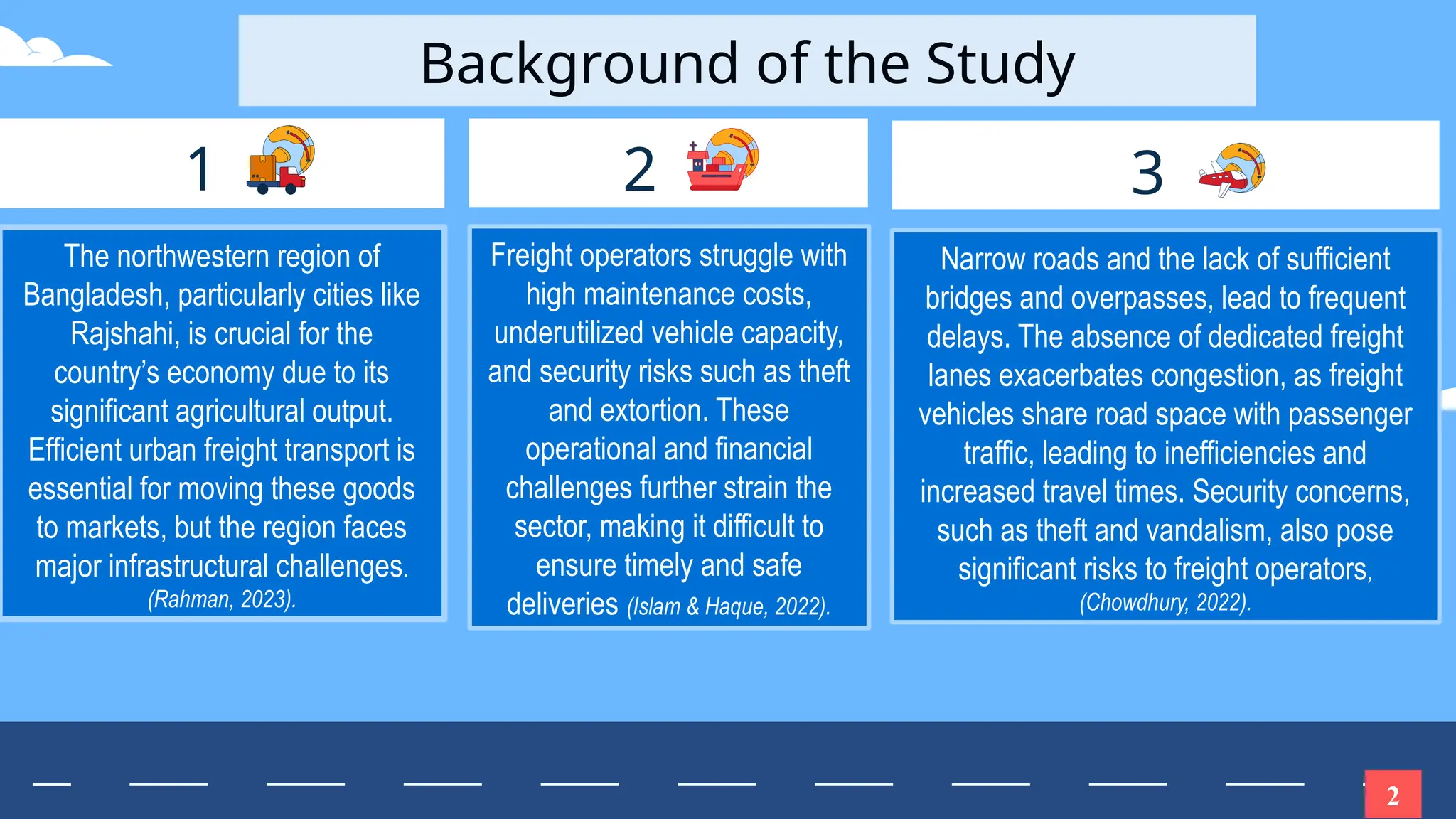 Urban Freight Transport Trip Operation and Challenges in the North ...