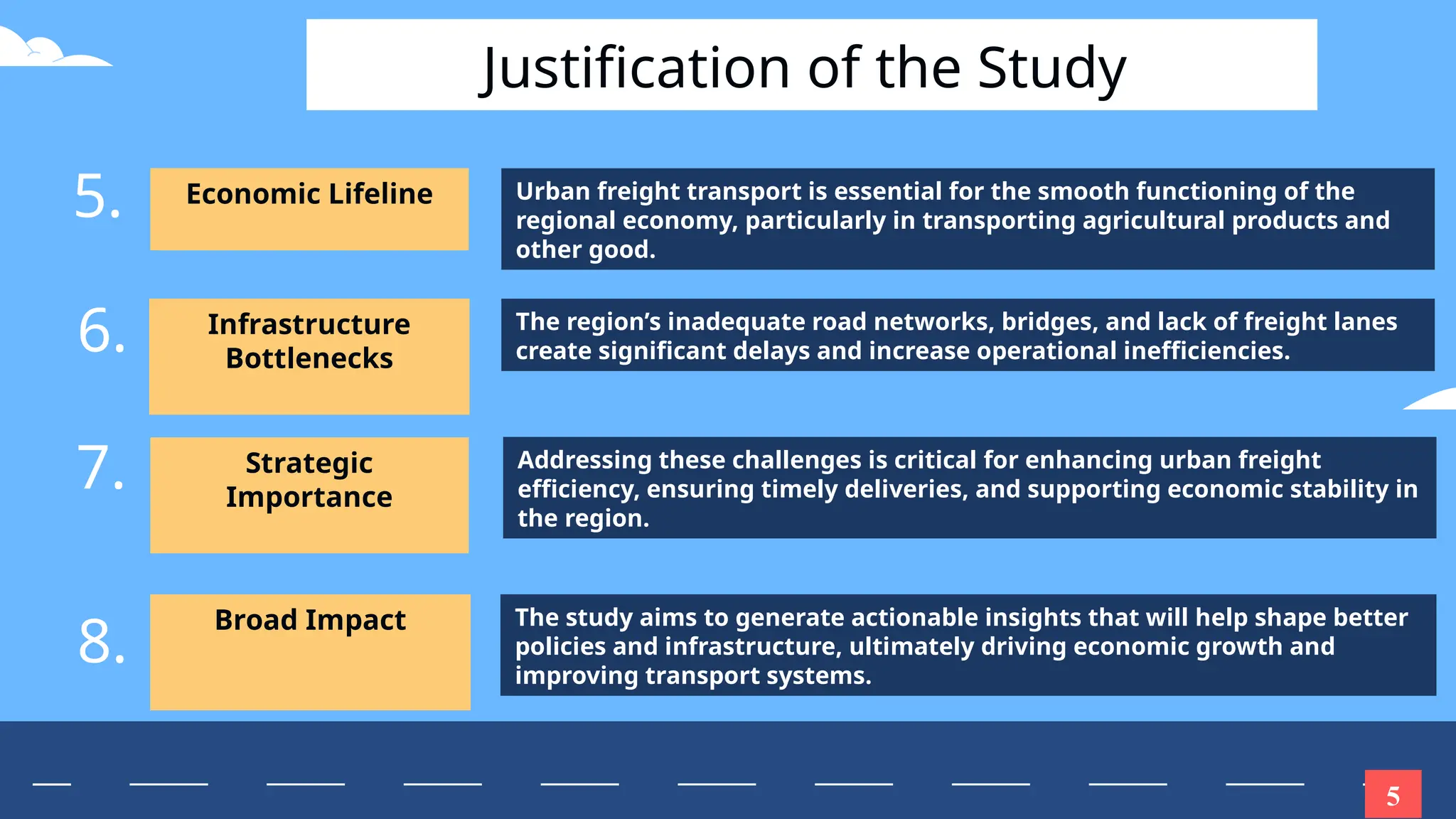 Urban Freight Transport Trip Operation and Challenges in the North ...