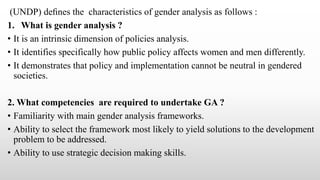 INTEGRATING GENDER EQUALITY IN TO PROJECTS AND PROGRAMS | PPT