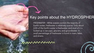 Earth Science - Topic "Subsystem-HYDROSPHERE" | PPTX