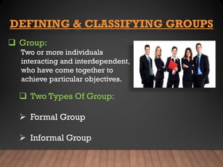 Group vs. team presentation | PDF | Careers