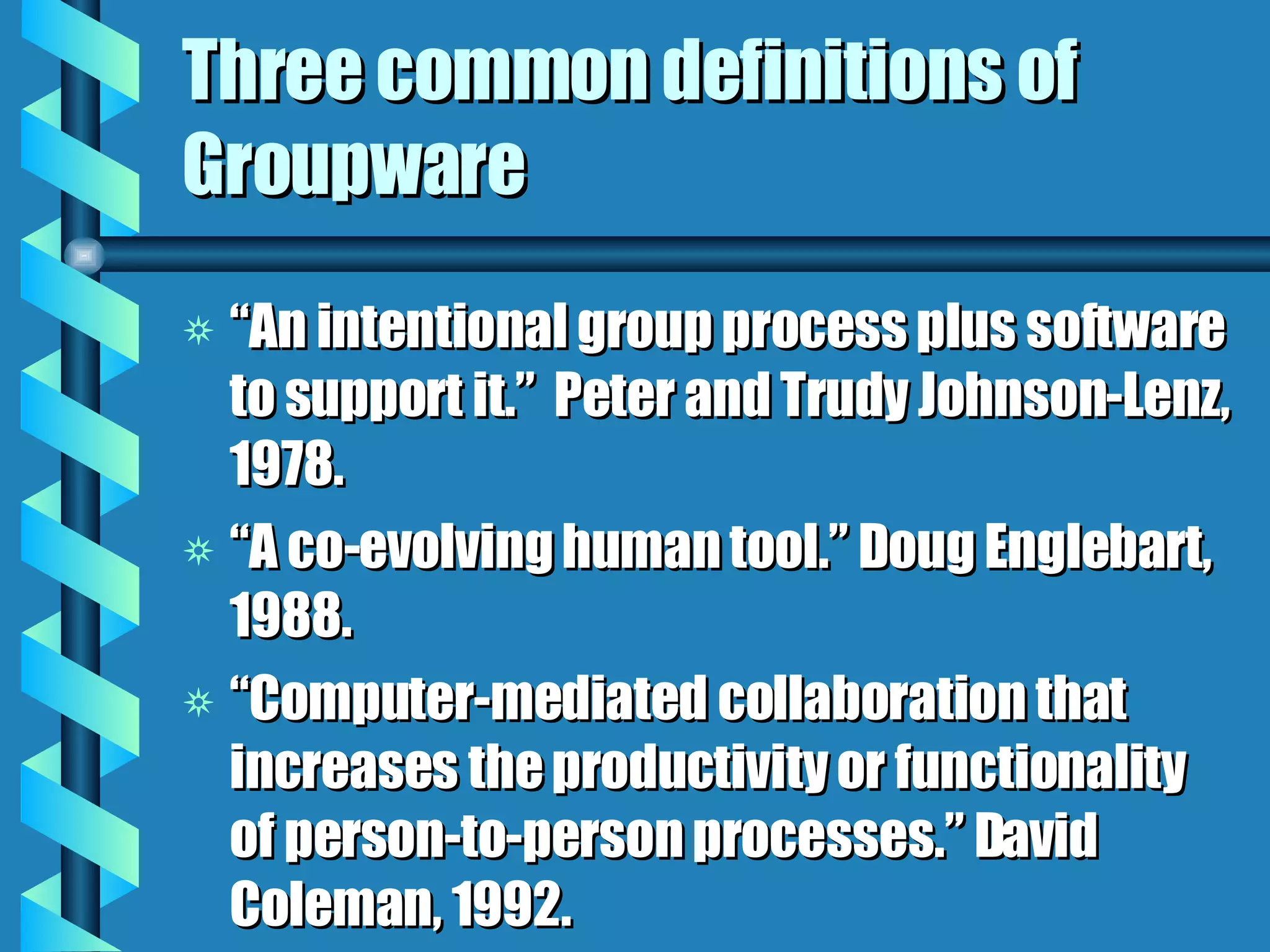Groupware | PPT