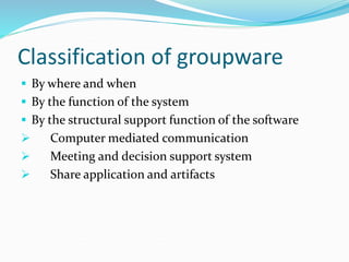 Groupware | PPT