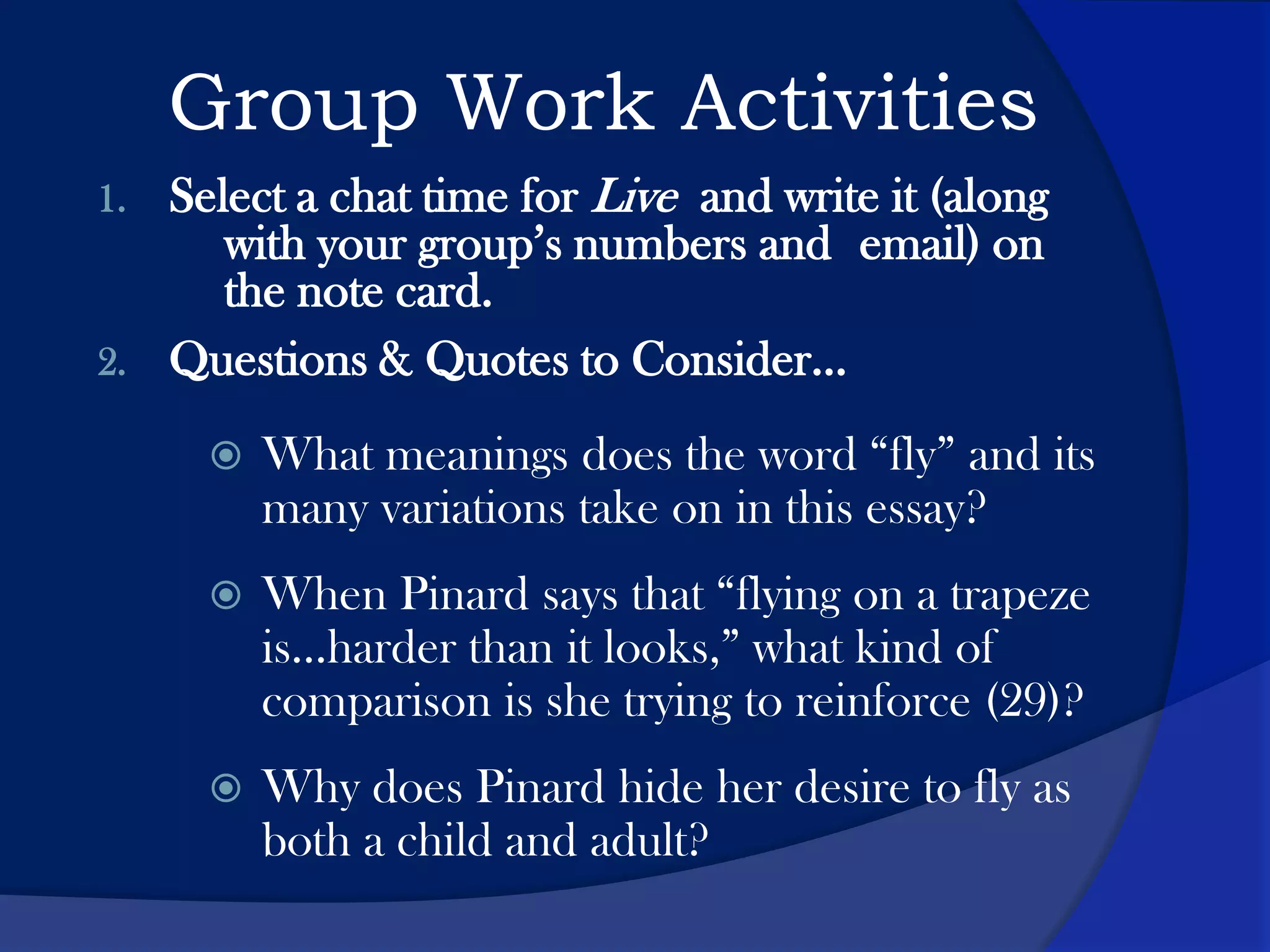 Group work | PPT