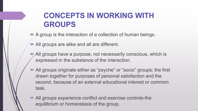 Groupwork Chapter Two for Working with Groups | PPTX | Family and ...