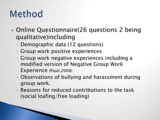 Group work at university | PPTX