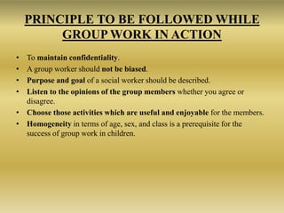 Group work in action. recording and evaluation | PPTX
