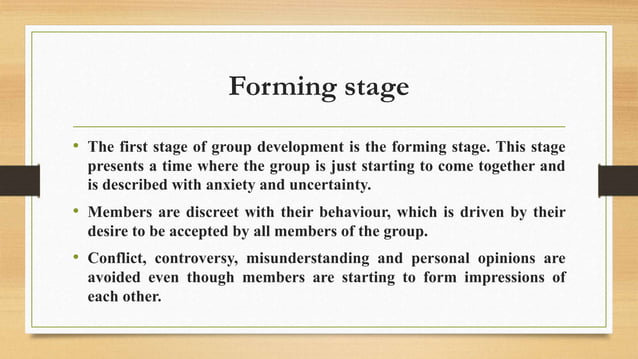Stages of group development | PPT