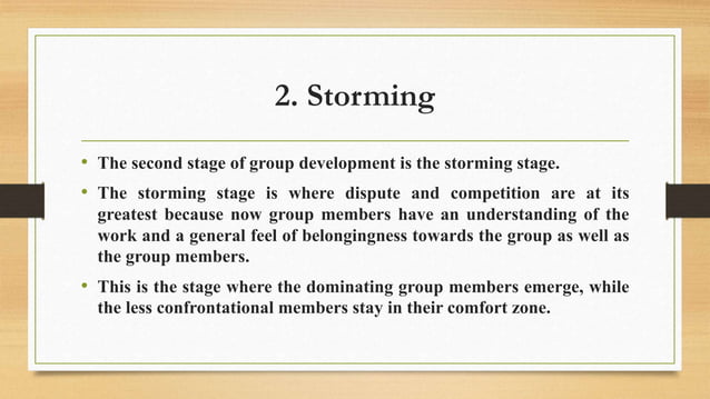 Stages of group development | PPT