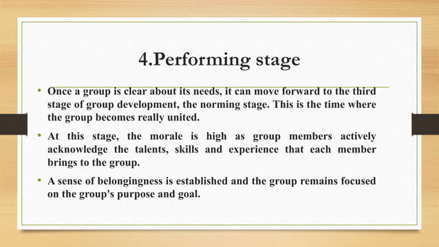 Stages of group development | PPT