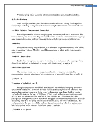 Group work process | PPTX