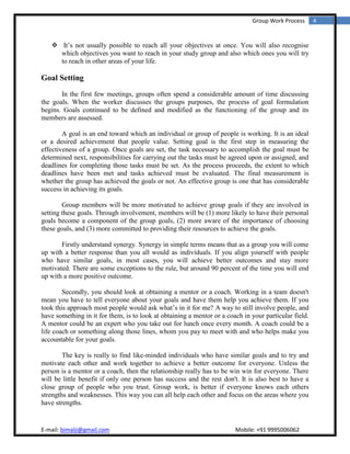 Group work process | DOCX