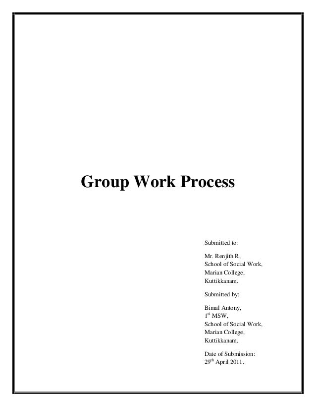 Group work process