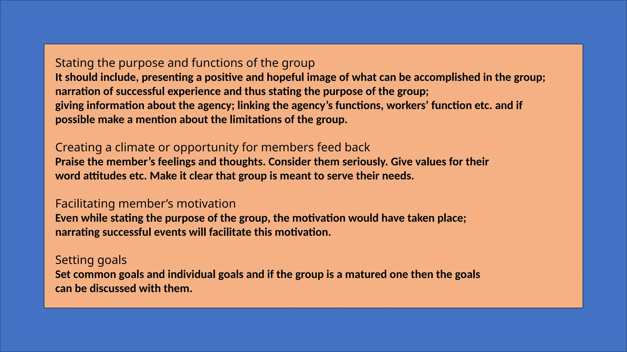 Group Work Process in Rehabilitation PPT | PPTX