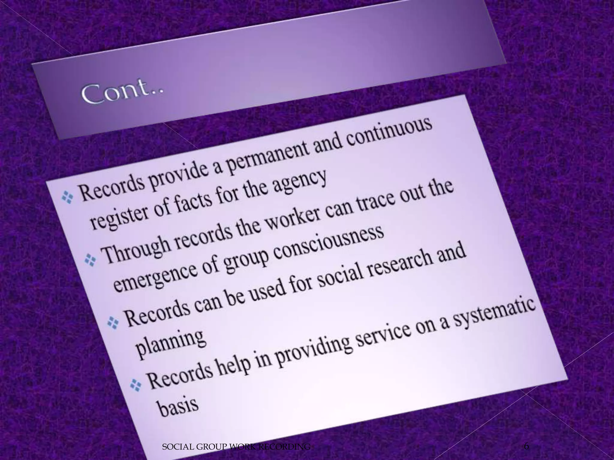 Group work recording | PPTX