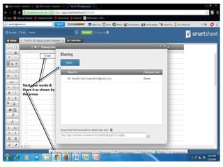 Group works in collaboration smartsheet | PPT