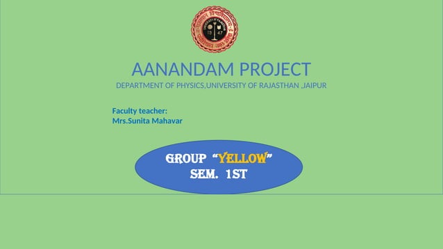 group yellow project 1st and 2nd sem.ppt